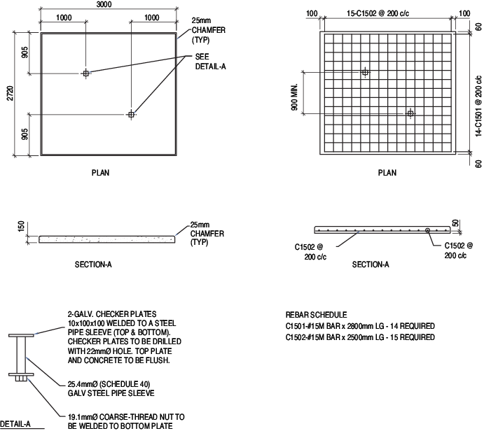 750kV.A-2500kV.A GENERAL ARRANGEMENT